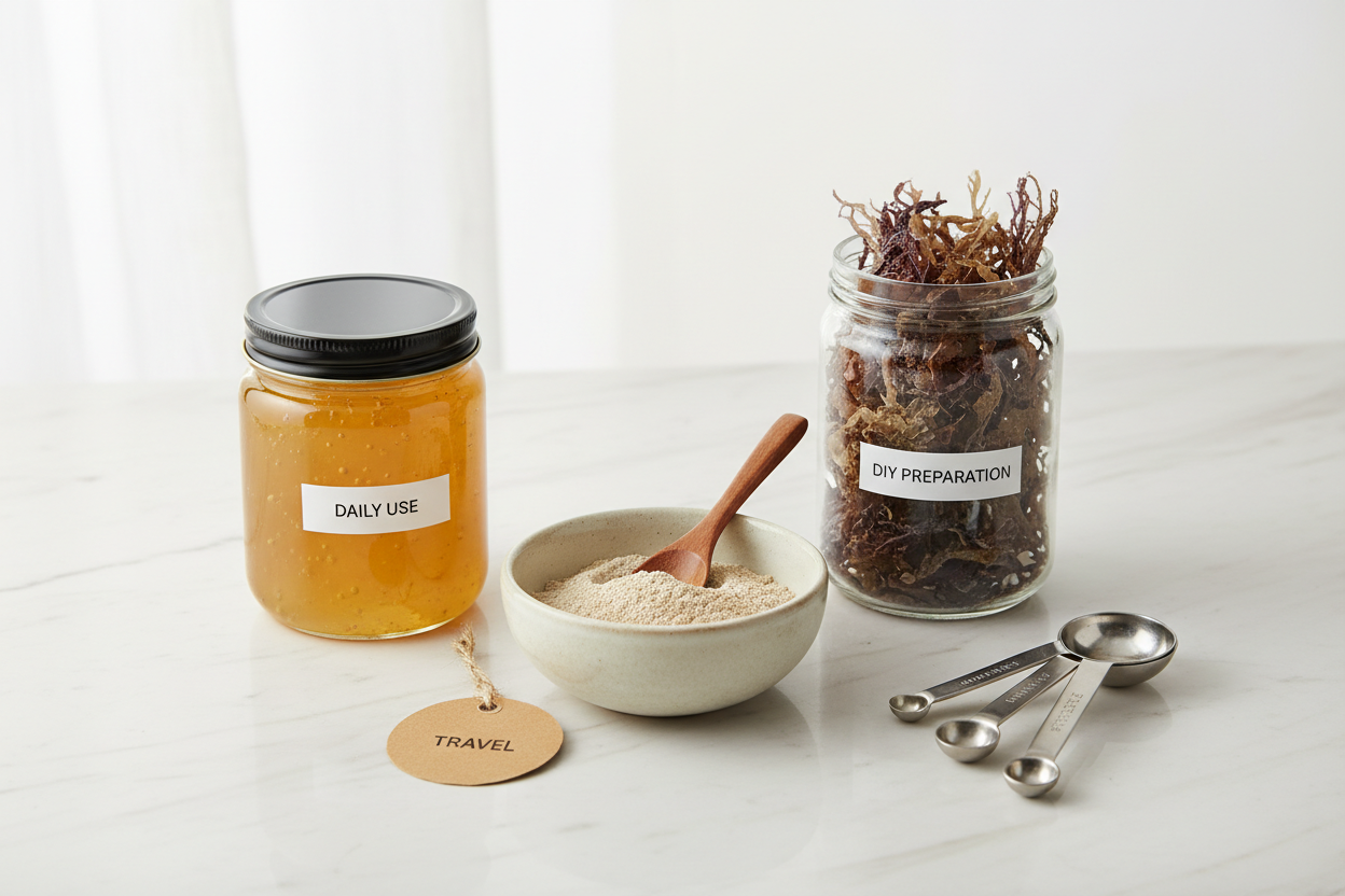 Sea Moss Gel vs Powder vs Dried Moss: Which Form Fits Your Life Best ...